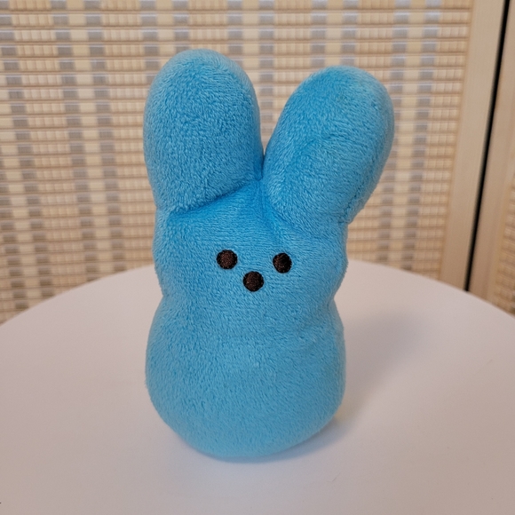 Toys | Peeps Blue Bunny Rabbit Plush Soft Toy Stuffed Bean Bag | Poshmark